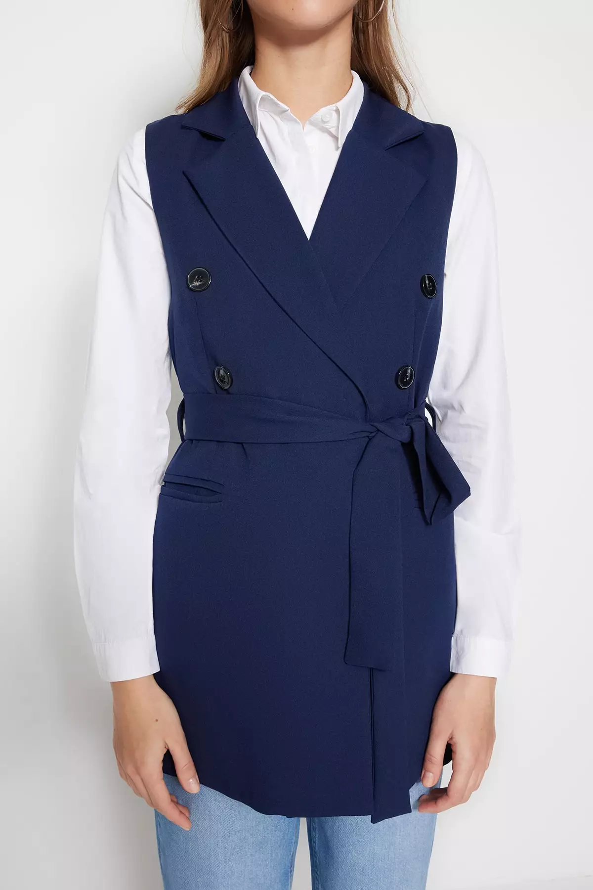 Trendyol Tie Waist Detail Vest 2024 | Buy Trendyol Online | ZALORA Hong ...