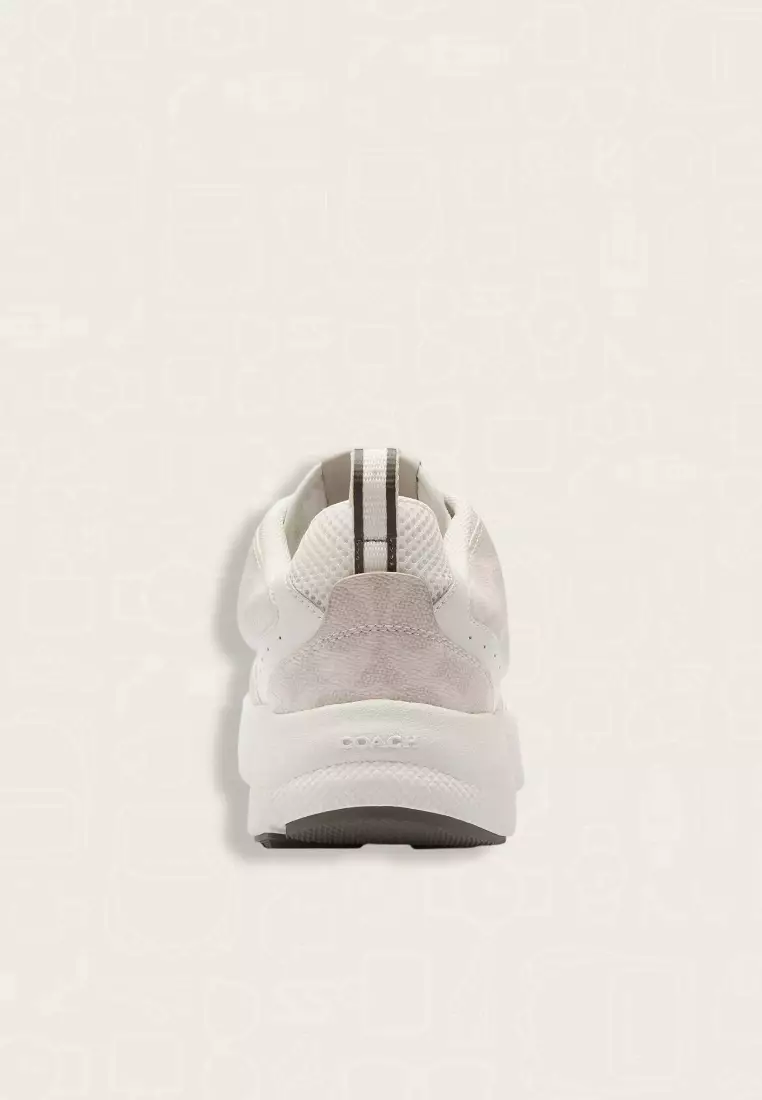 Jual COACH Coach Strider Sneaker In Signature Canvas Off White Original ...