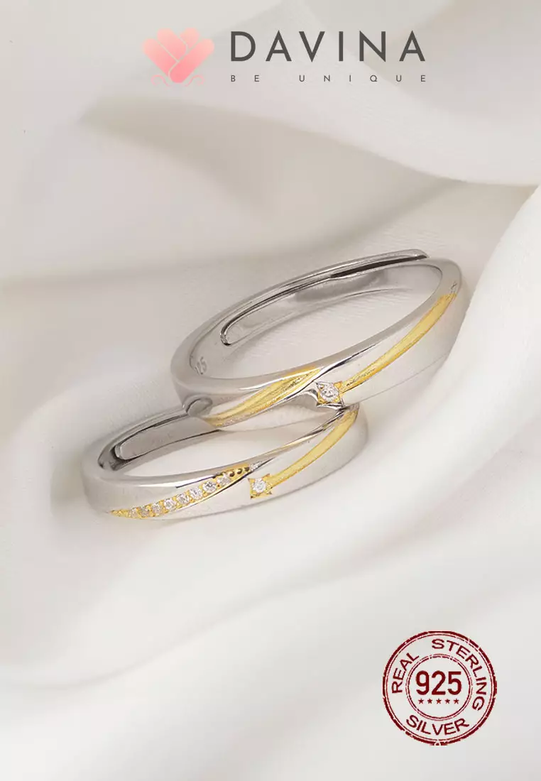 Jual DAVINA Jewelry DAVINA Men Samuel Ring Sterling Silver 925 - Cincin Pria Perak S925 Tunangan ...