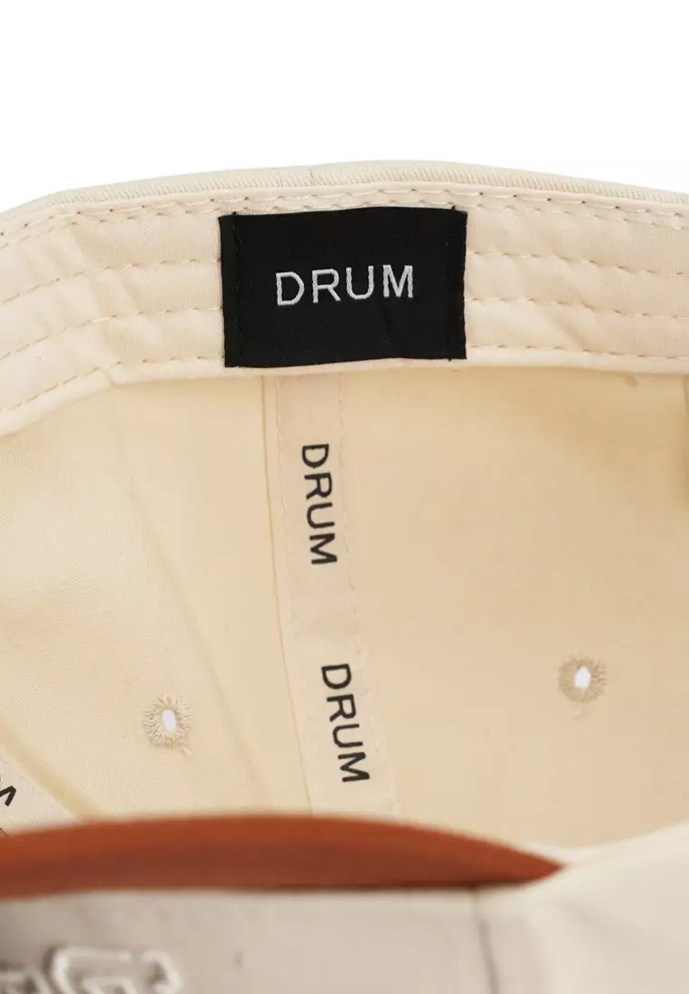 Buy DRUM Beats Embroidery Contrast Colour Cap- Beige Online | ZALORA ...