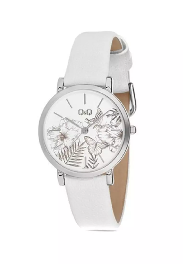 Jual Q&Q Q&Q QNQ QQ Original Watch Jam Tangan Wanita Leather Band ...