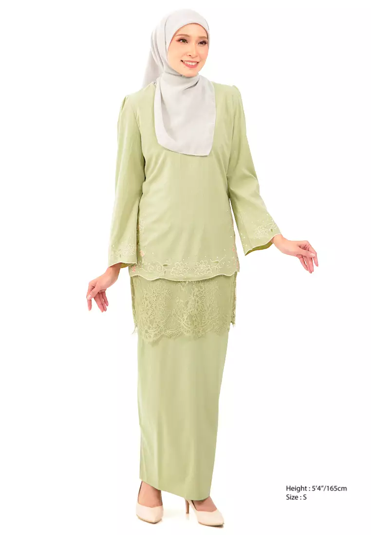 Buy Gene Martino GM - De'Bunga Raya Series Bidasari Kurung Modern 8185 ...