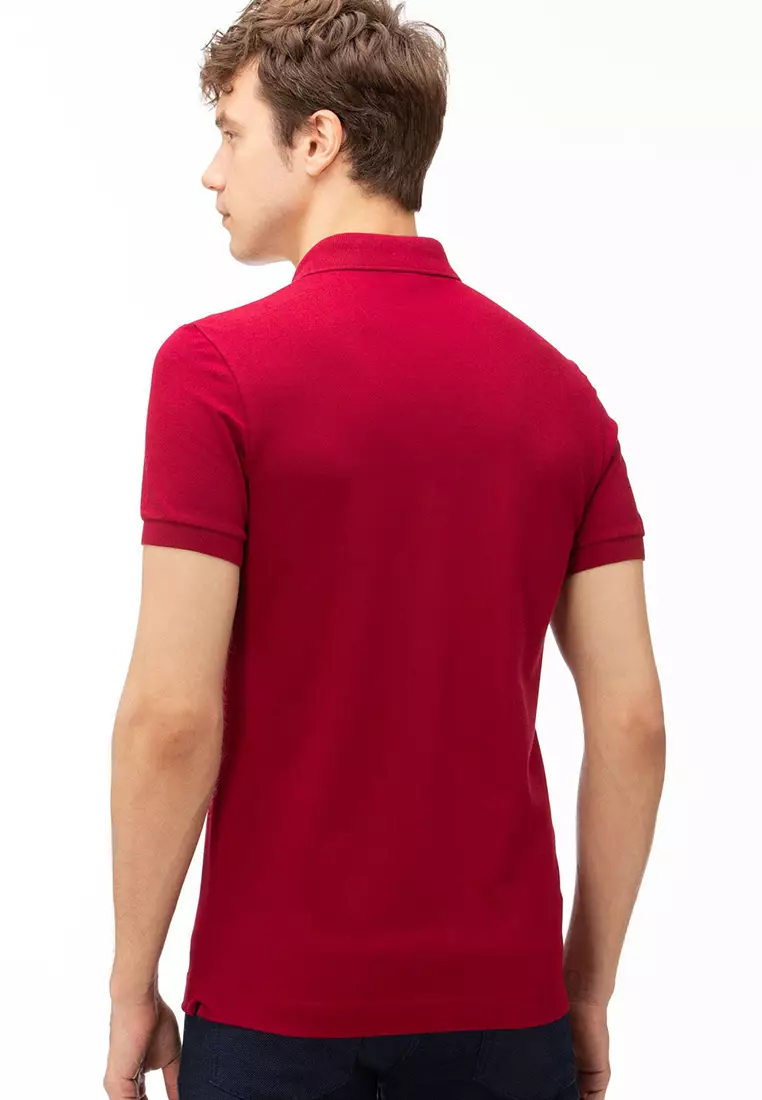 Jual Lacoste Mens Lacoste Paris Polo Shirt Regular Fit Stretch Cotton