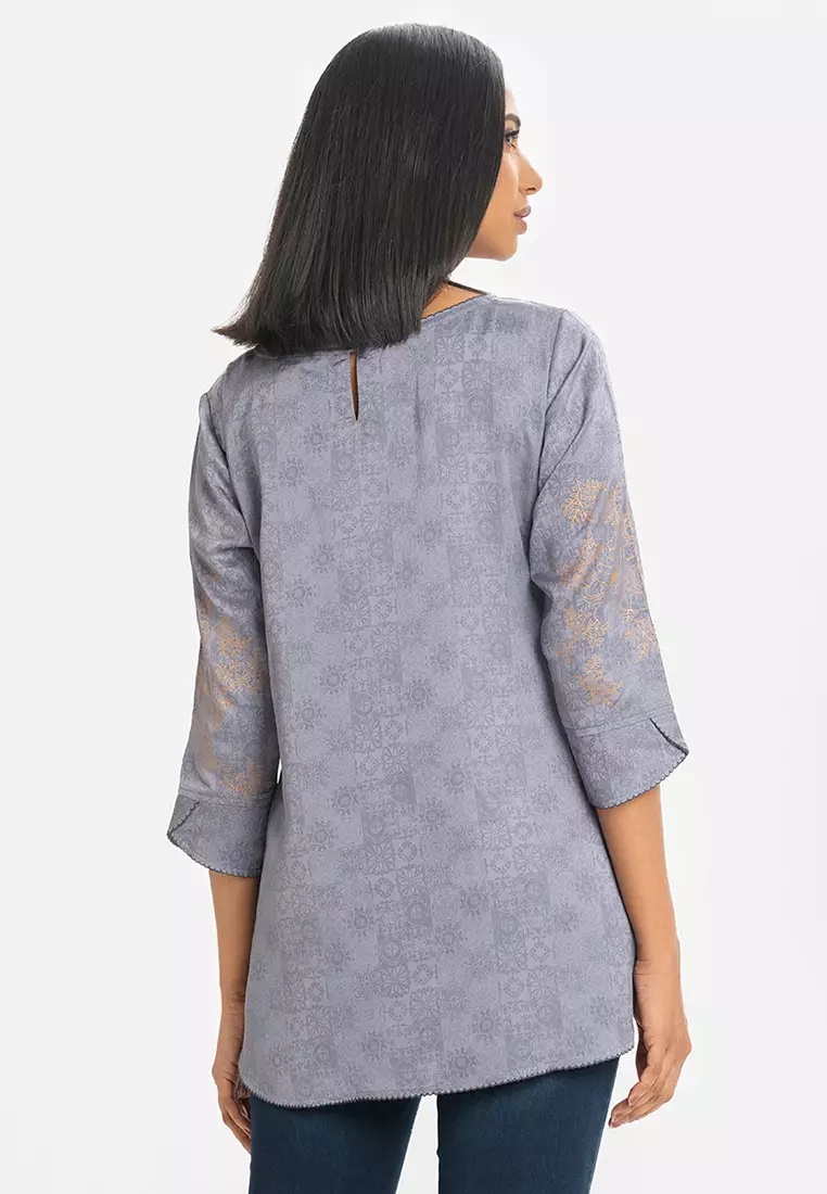 Buy Le Reve Le Reve Printed A-Line Short Tunic Online | ZALORA Malaysia