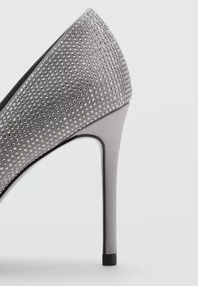 Buy Mango Rhinestone Heel Shoes 2025 Online | ZALORA