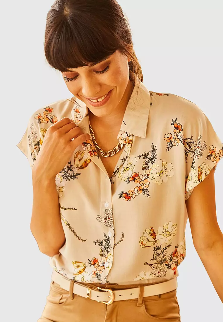 Buy Olalook Floral Bat Shirt 2026 Online | ZALORA
