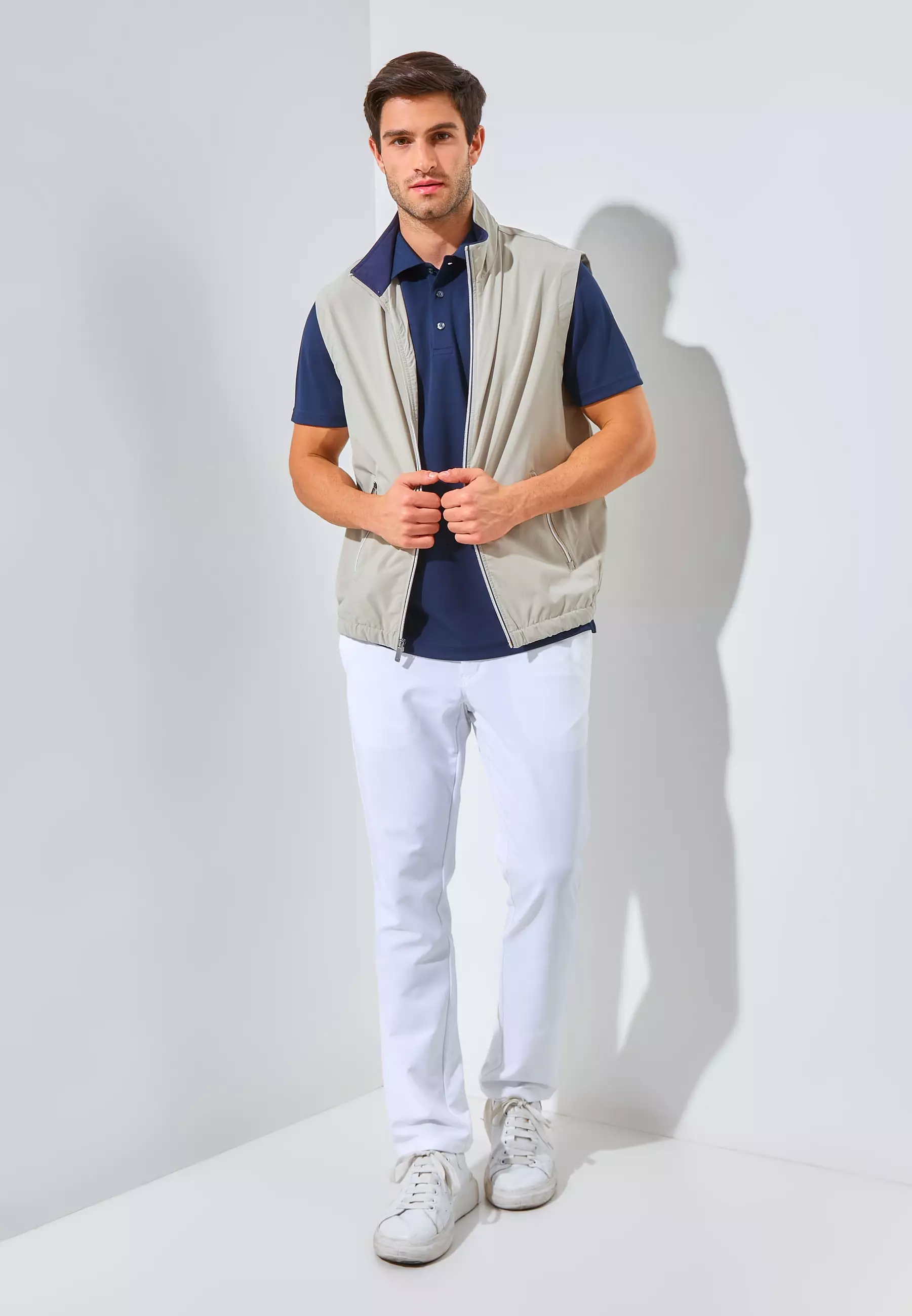 Jual Jack Nicklaus Jack Nicklaus Salerno Premium Players Vest Stone 2 ...