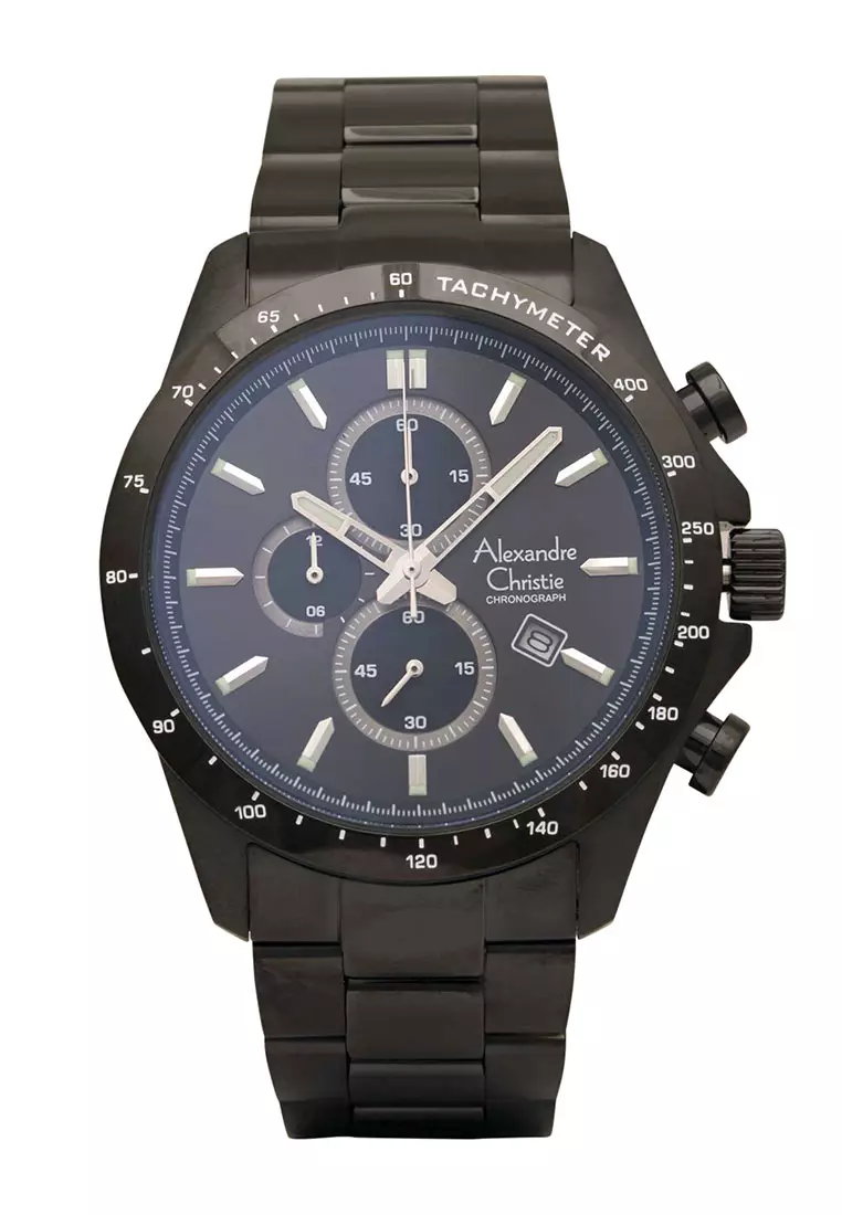 Jual Alexandre Christie Alexandre Christie Jam Tangan Pria - Black ...