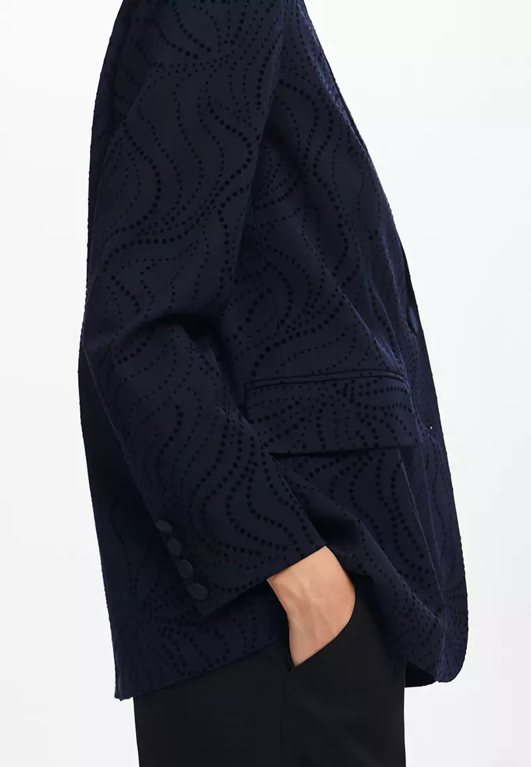 Buy Desigual Desigual Woman Embroidered floral blazer. 2025 Online | ZALORA