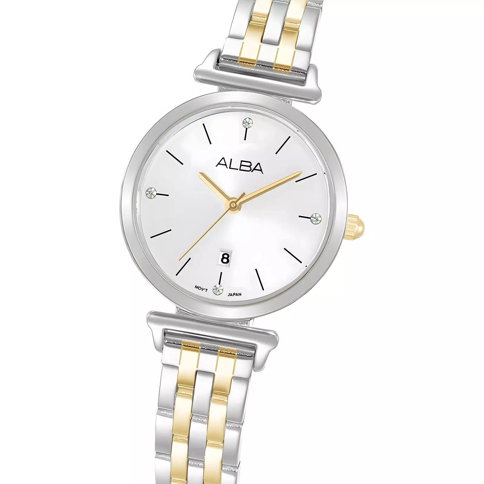 Jual Alba Alba Fashion Series - Jam Tangan Analog Wanita - Silver Gold ...
