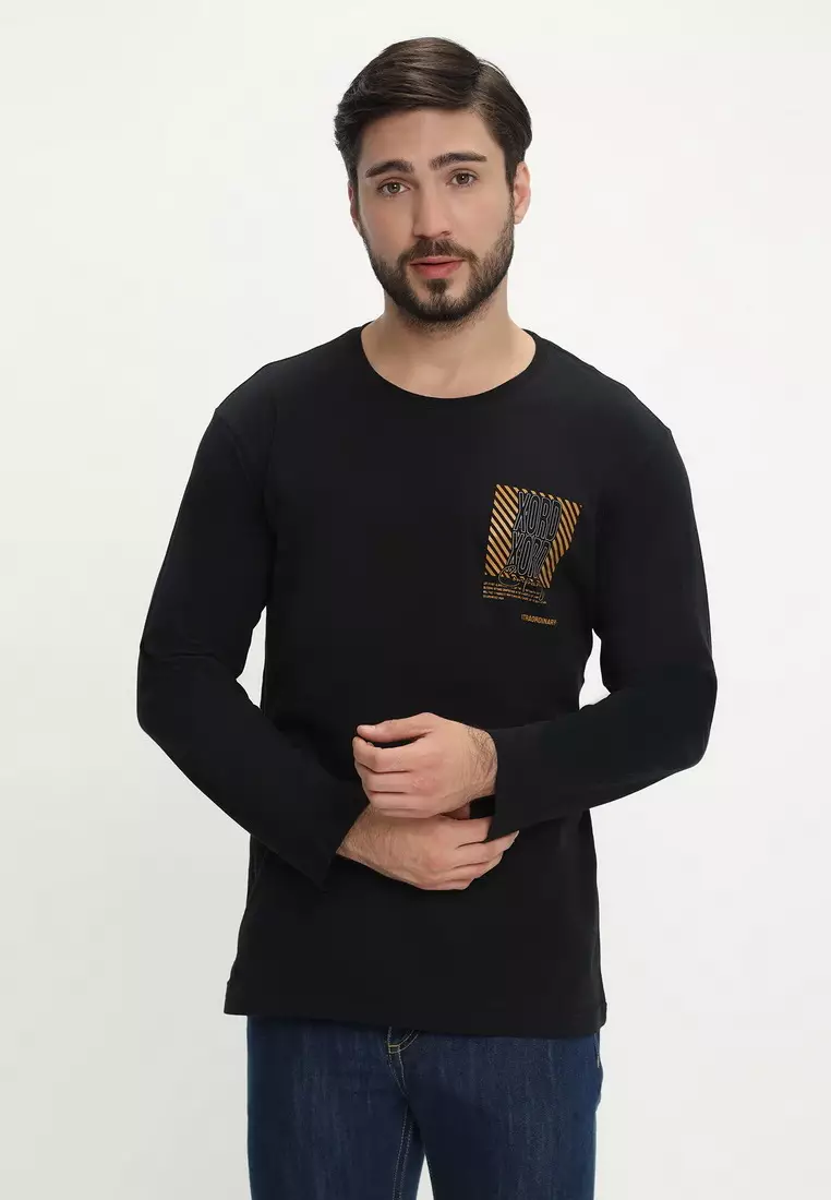 Jual Xtraordinary (XO) XTRAORDINARY (XO) T-Shirt Cotton Combed Lengan Panjang Pria 2073190883 ...