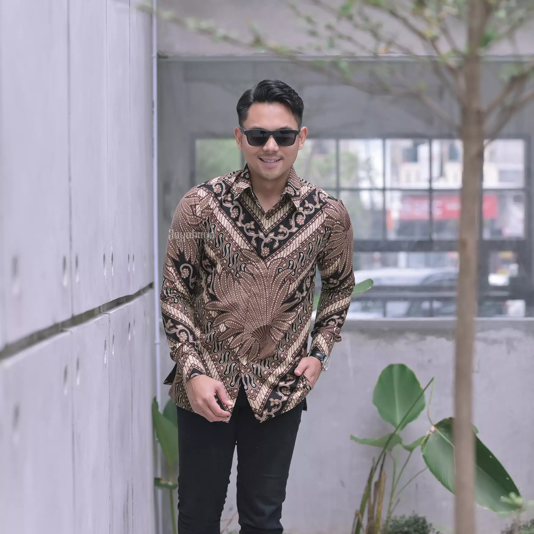 Jual Jayabaya Batik Jayabaya Batik Yudhistira Kemeja Batik Pria Lengan ...