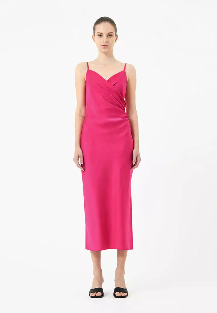Buy FORCAST Staria Draped Camisole Dress 2026 Online | ZALORA