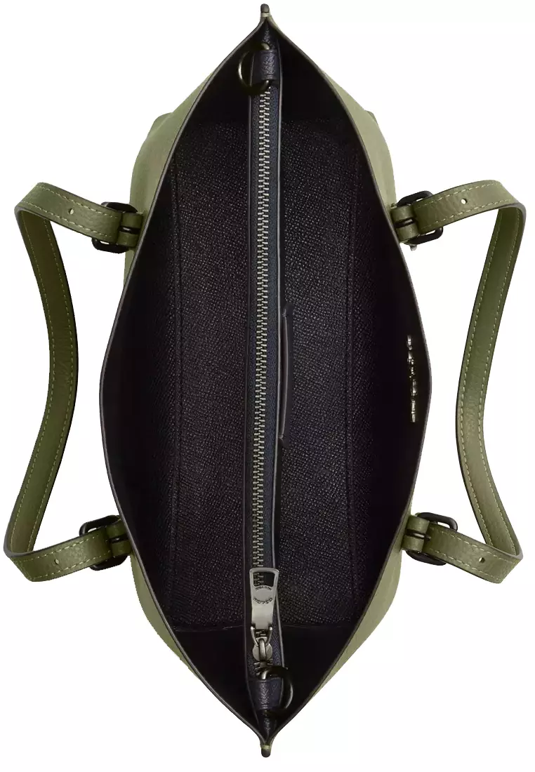 Buy Coach Coach Mollie Tote Bag 25 in Military Green C4084 Online ...