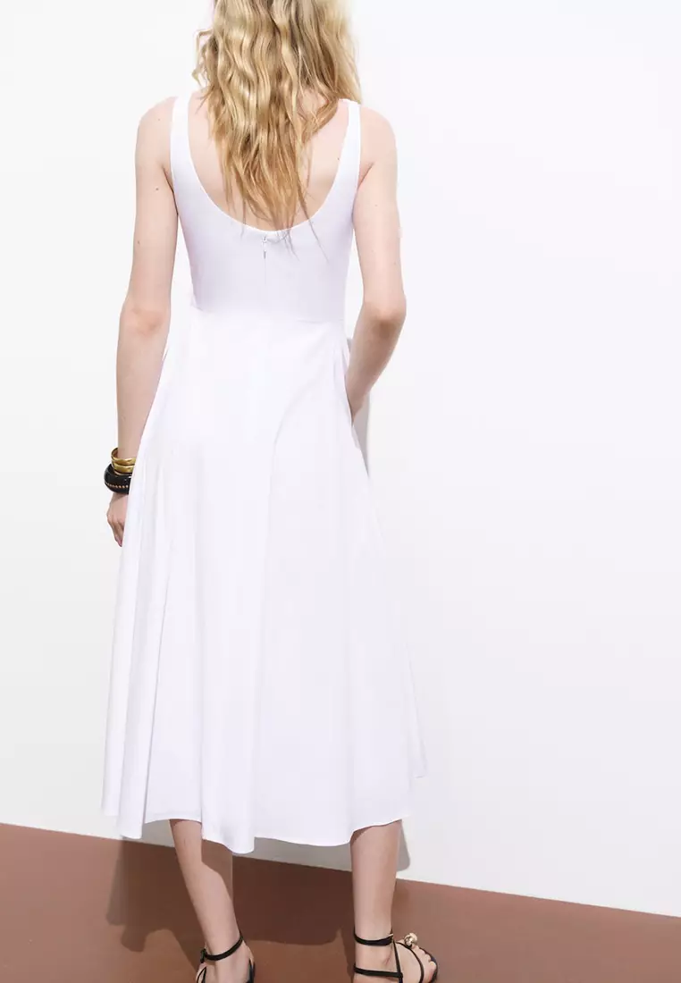Buy Mango Flared Midi-Dress 2026 Online | ZALORA