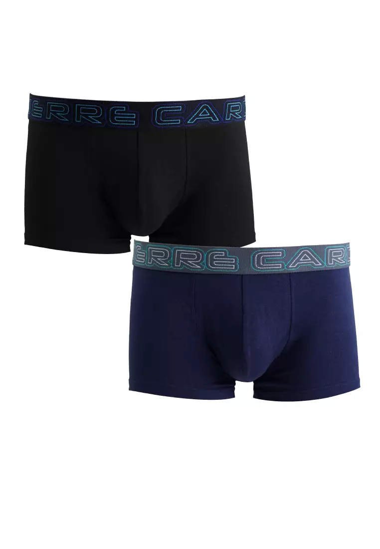 Buy Pierre Cardin PBT443-2S 2 Packs Plus Size Cotton Spandex Trunks ...