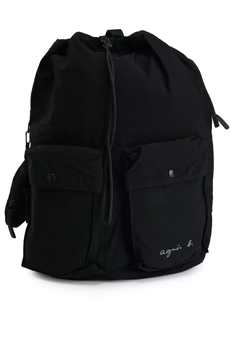 Jual agnès b. Nylon Pocket Backpack Original 2025 | ZALORA Indonesia