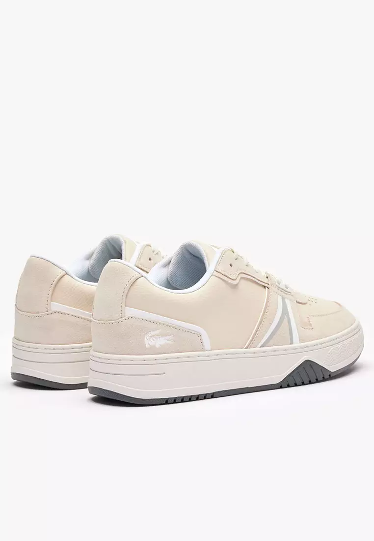 Buy Lacoste Men's L001 Leather and Suede Trainers Online | ZALORA Malaysia