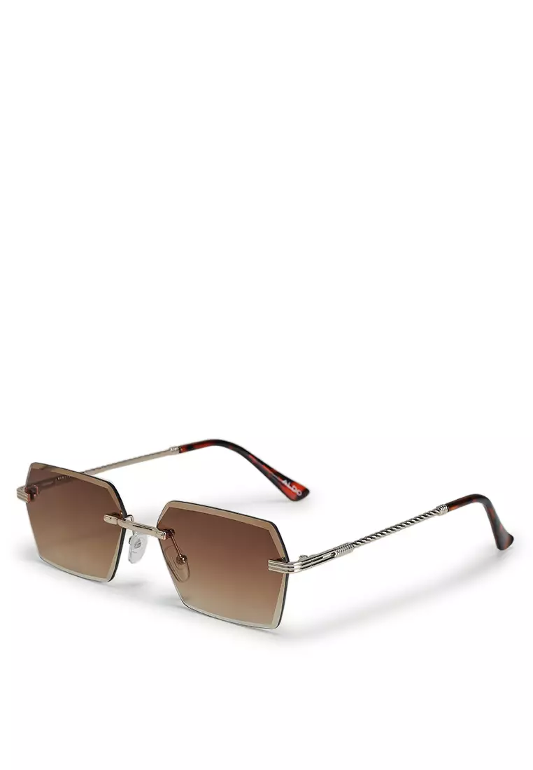 Jual ALDO Kaaolle Rimless Rectangular Sunglasses Original 2025 | ZALORA ...