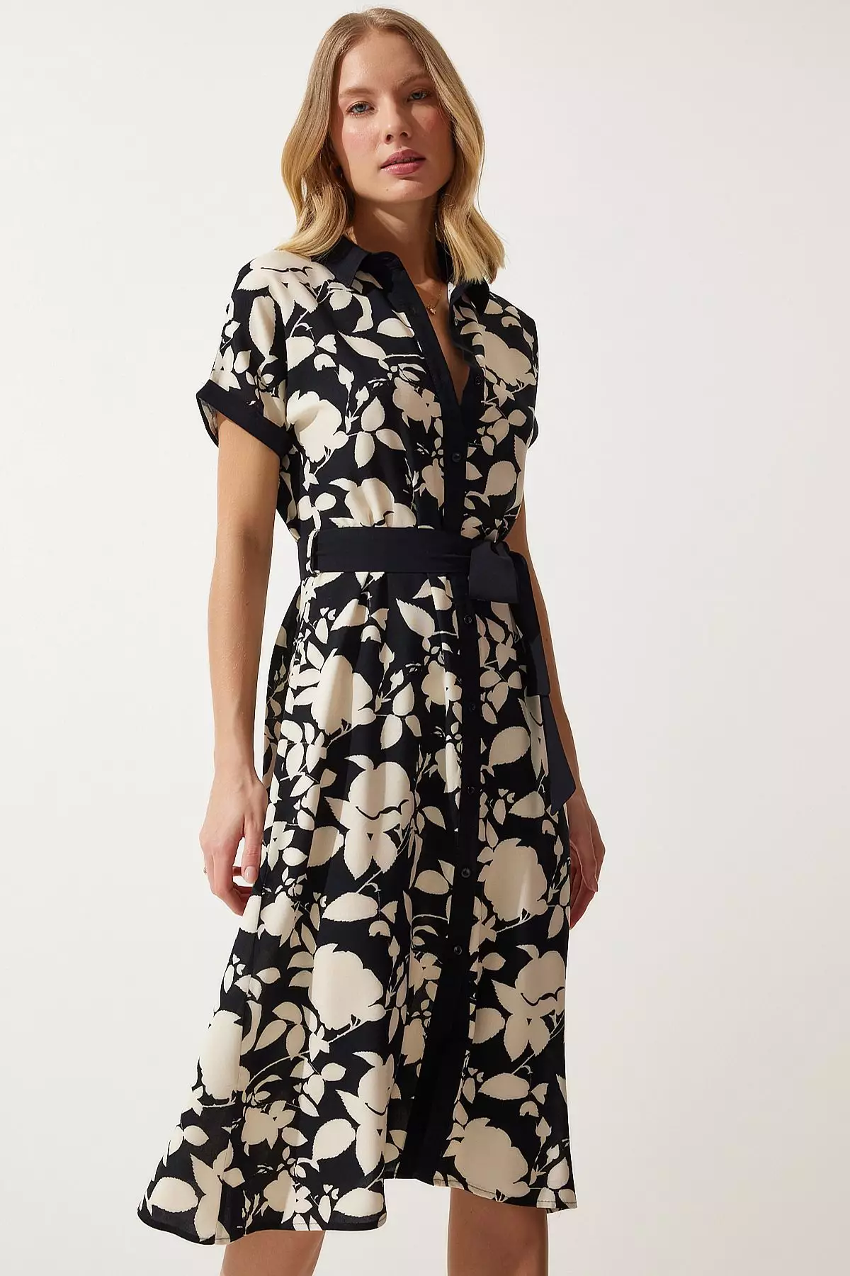 Happiness Istanbul Floral Summer Viscose Dress 2026 | Buy Happiness ...