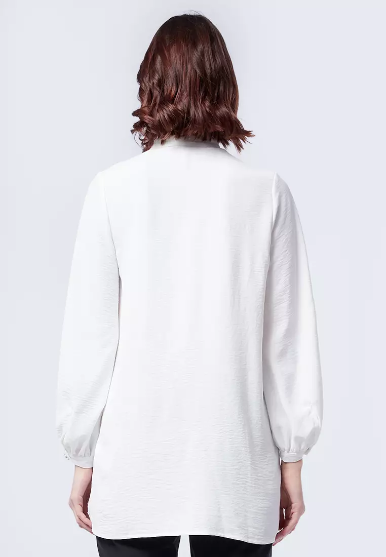 Jual Executive Puff Sleeves Tunic Original 2025 | ZALORA Indonesia
