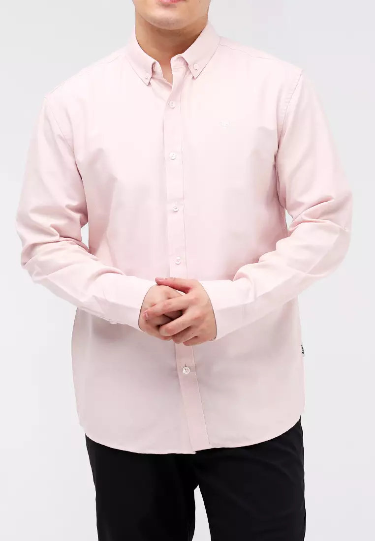 Buy Ego Woven Oxford Polo Long Sleeves 2025 Online | ZALORA Philippines