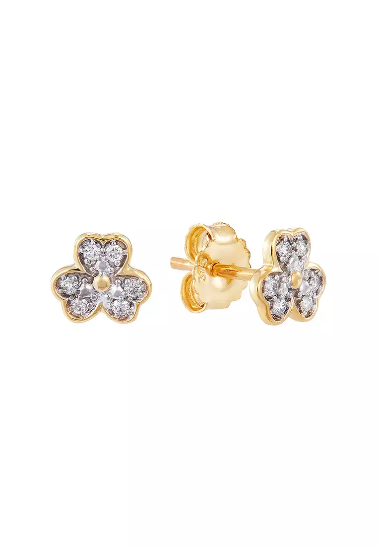 Buy HABIB HABIB Diamond Earrings in 375/9K Yellow Gold 457530224 Online ...