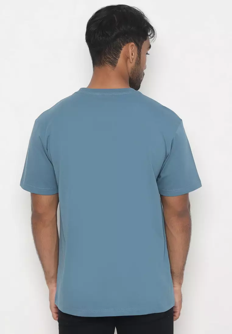 Jual NX NX T-Shirt Cotton Combed Tebal Pria 207370101 Original 2025 ...