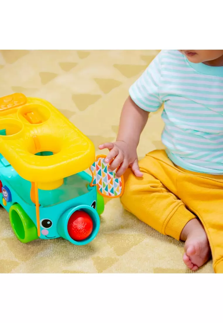 Buy Bright Starts Pop & Roll Safari Bus Ball 2026 Online | ZALORA ...