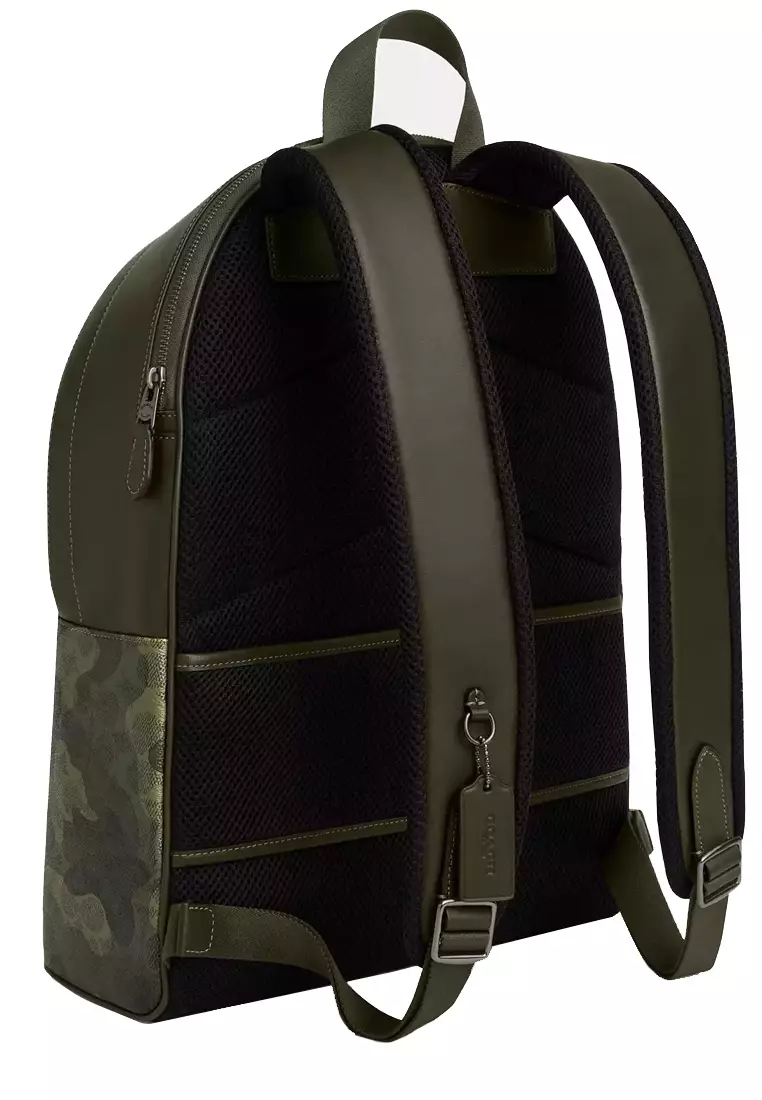 Buy Coach West Backpack Bag In Signature Camo Print in Dark Shamrock ...