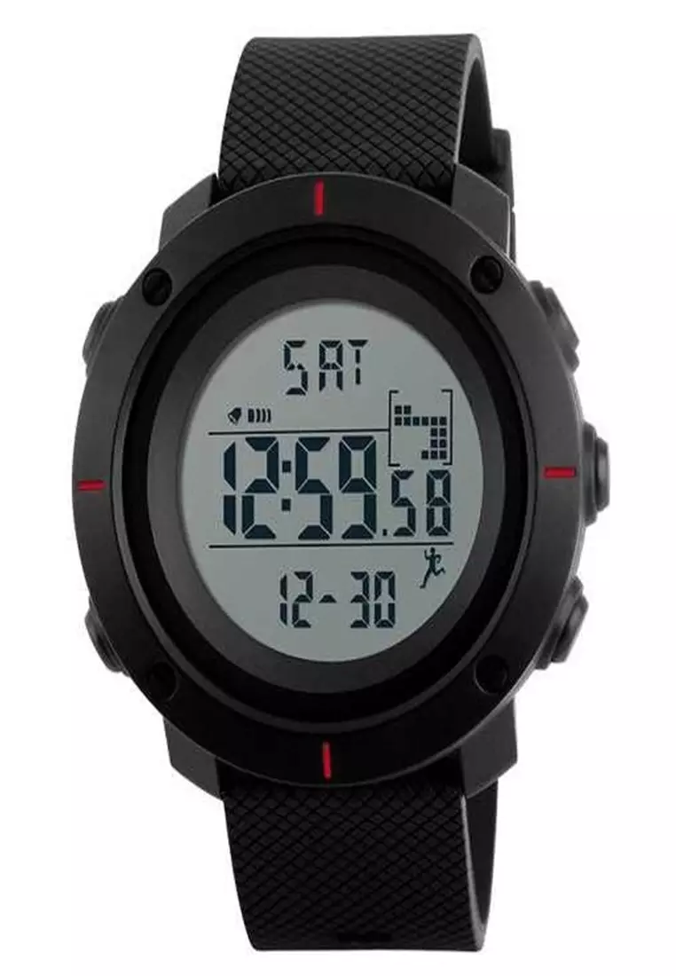 Jual SKMEI Jam Tangan Casual Digital Pria Sporty Waterproof Strap Tali ...