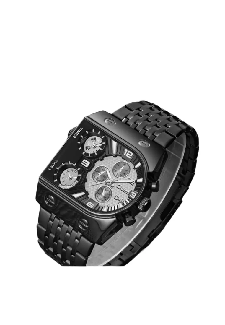 Buy OPCHIC Men's Large Dial Luminous Steel Band Watch 2025 Online ...