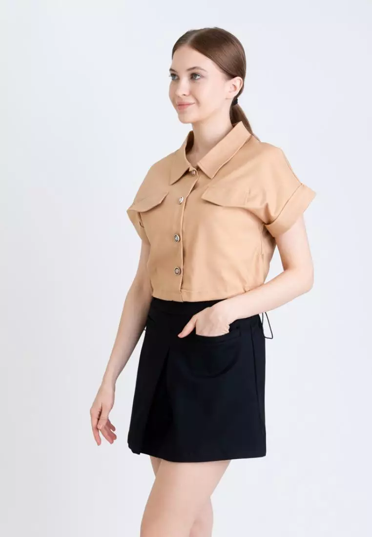 Buy Jojo Fashion House EXECUTIVE PLEATED SKORT Online | ZALORA Malaysia