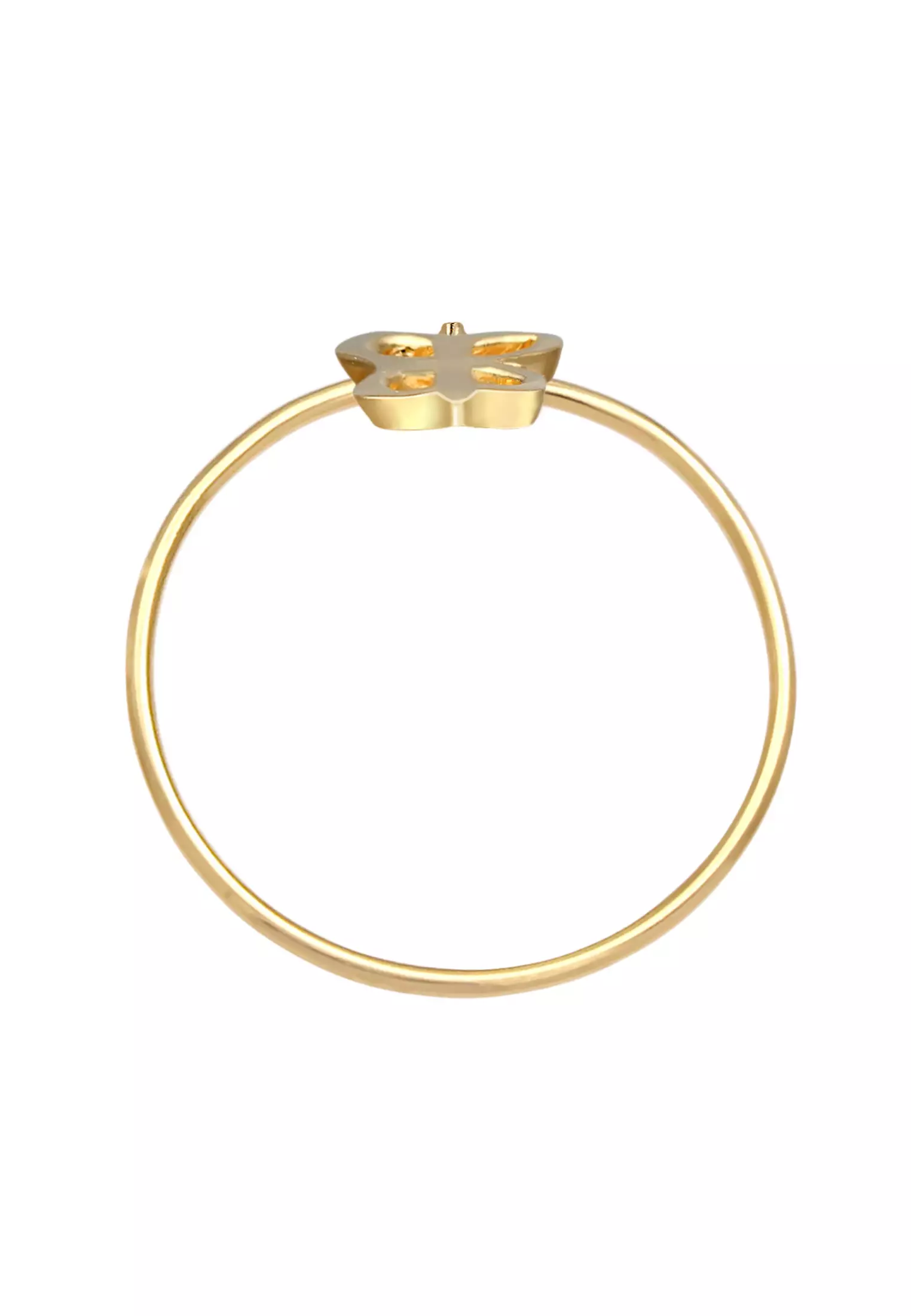 Buy ELLI GERMANY Butterfly Ring – Gold-Plated Silver 2026 Online | ZALORA