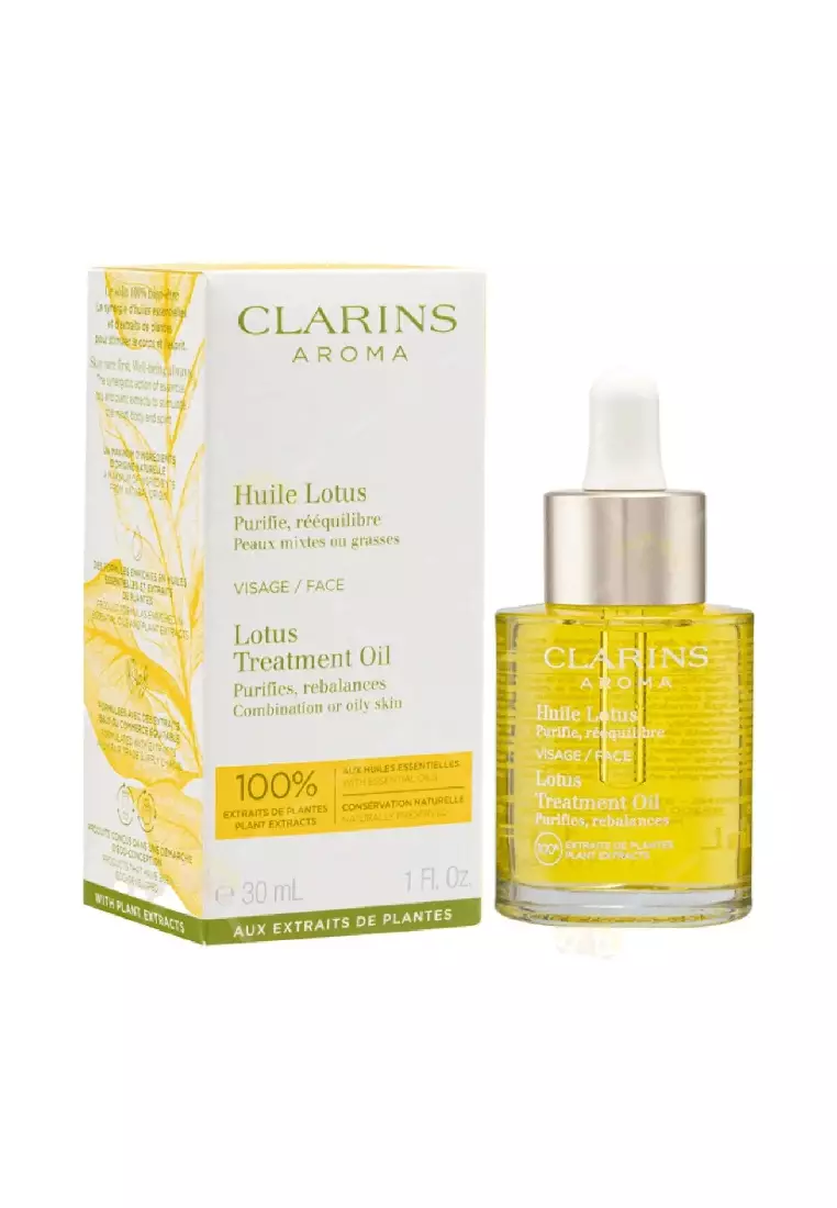 CLARINS Lotus Oil (Combination to oily skin) 30ml 2024 | Buy CLARINS ...