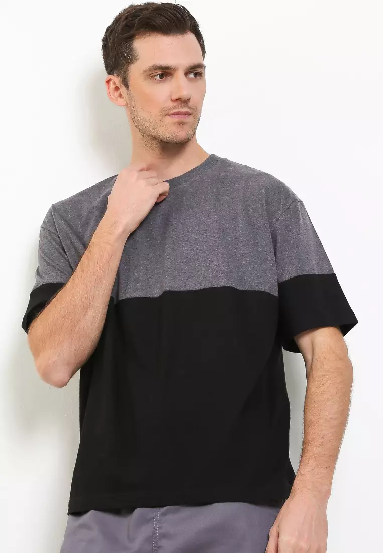 Jual Tolliver Two-Color T-Shirt Original 2024 | ZALORA Indonesia