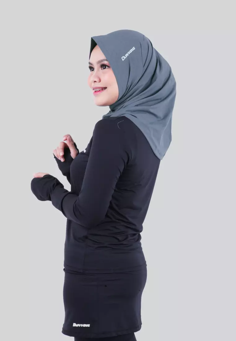 Jual Duraking Duraking Hijab Sports Aqia Presidential Blue Original ...