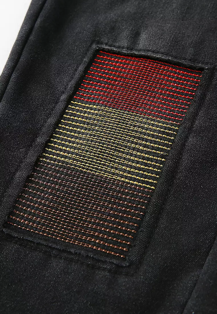 A-IN GIRLS Elastic Waist Frayed Jeans 2024 | Buy A-IN GIRLS Online ...