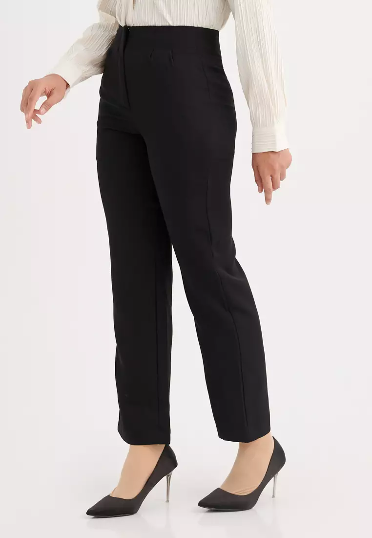 Buy Gene Martino Ella Wide Pants 2025 Online | ZALORA