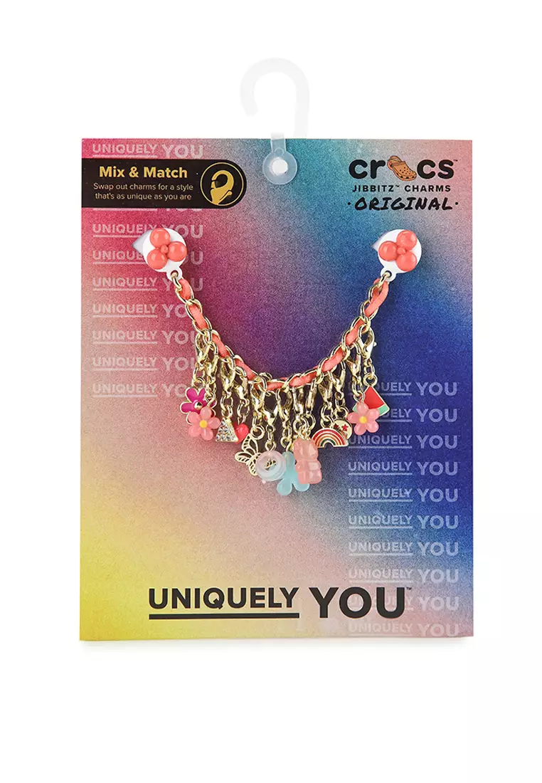 Jual Crocs Pink Adjustable Charm Chain Original 2025 | ZALORA Indonesia
