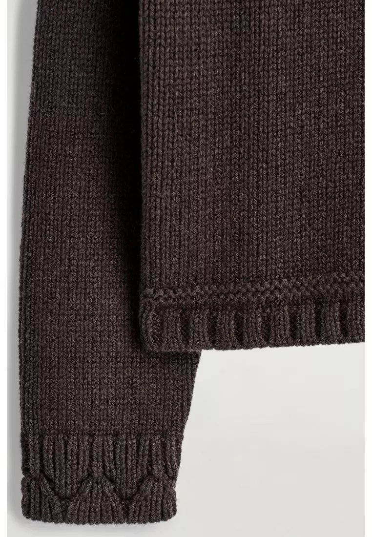 Buy COS FAIR ISLE WOOL-CASHMERE CARDIGAN Online | ZALORA Malaysia