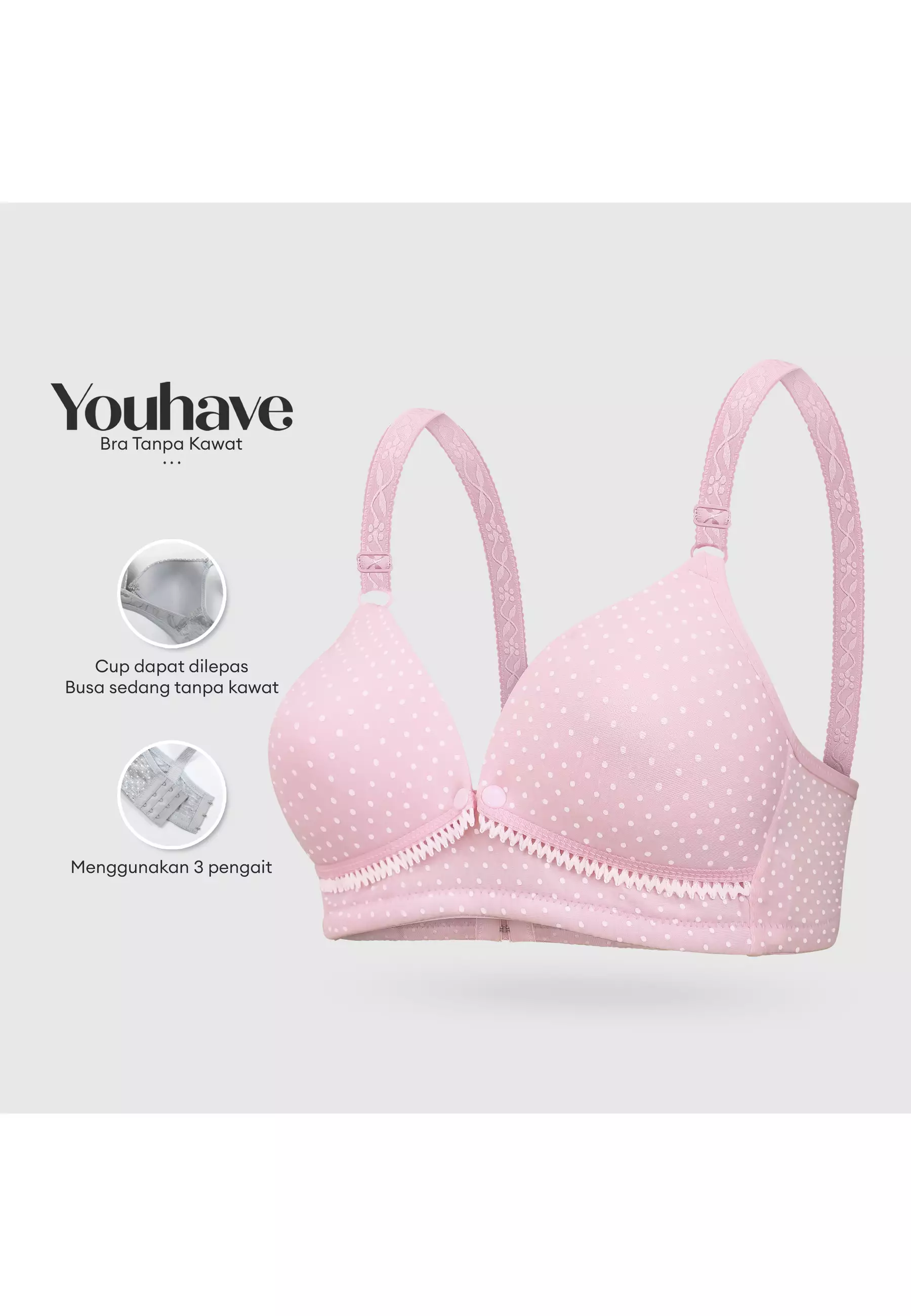 Jual Youhave YouHave ( You’ve ) BH Bra Wanita Ibu Menyusui Tanpa Kawat ...