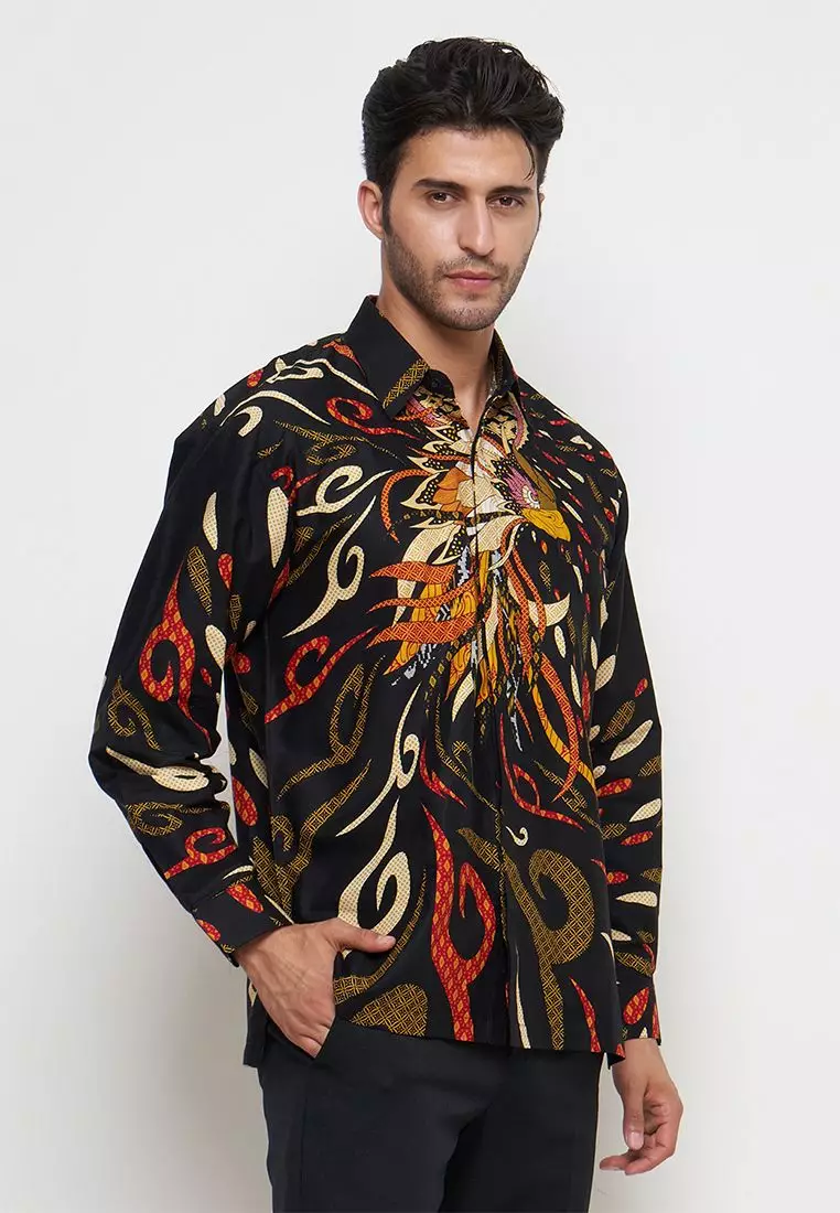 Jual Batik Krisna Wahyu [Krisna Wahyu] Batik Pria Katun Lengan Panjang ...