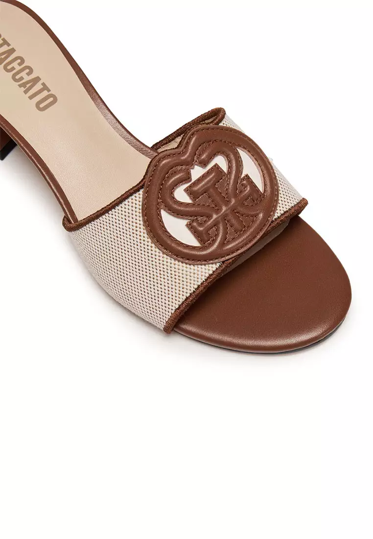 Buy Staccato Staccato Classic St Buckle Block-Heel Sandals - Brown ...