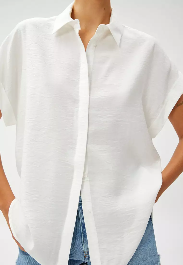 Buy KOTON Concealed Button Shirt 2025 Online | ZALORA Philippines