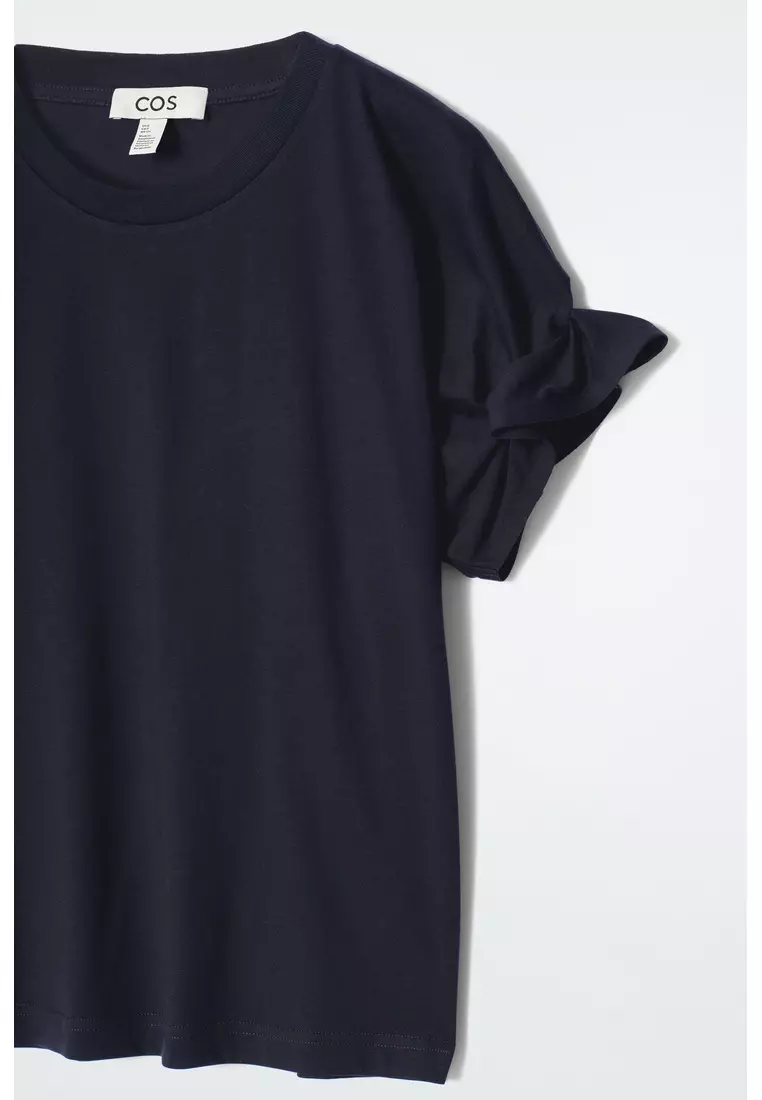 Jual COS GATHERED-SLEEVE T-SHIRT Original 2025 | ZALORA Indonesia