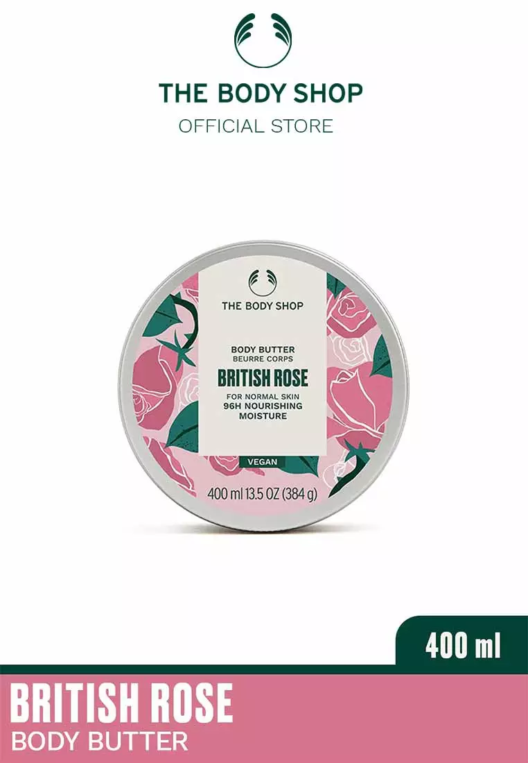 Buy THE BODY SHOP British Rose Body Butter 400ml 2025 Online | ZALORA ...
