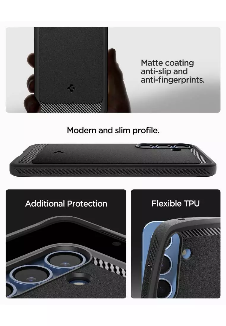 Buy Spigen Spigen Galaxy S25 Plus Case Rugged Armor MagFit Matte Black 2025 Online | ZALORA ...