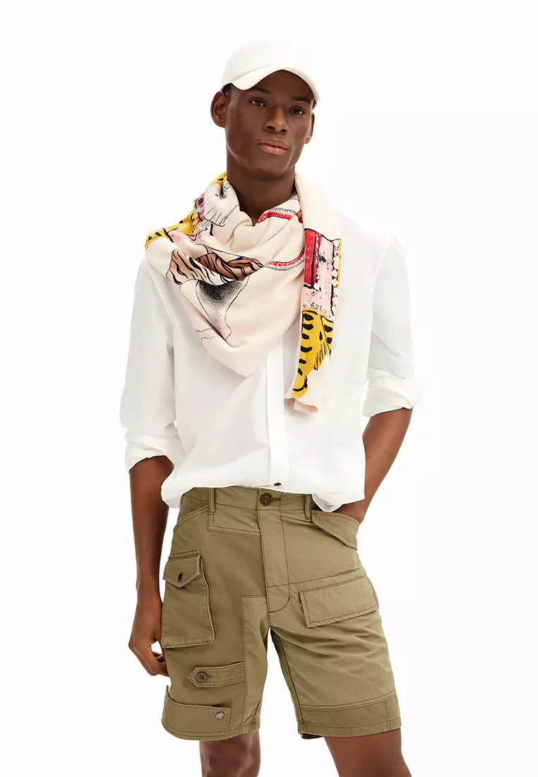 線上選購 Desigual Desigual Man Worker pocket Bermuda shorts. | ZALORA 台灣