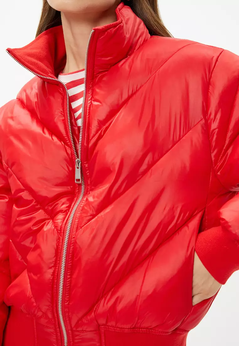 Buy KOTON Standing Neck Puffer Jacket 2026 Online | ZALORA Philippines